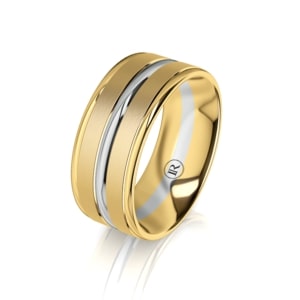 Men's Gold Wedding Rings & Bands - Infinity Rings