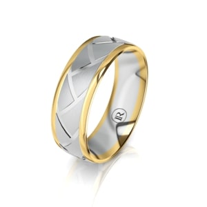 Men's Gold Wedding Rings & Bands - Infinity Rings